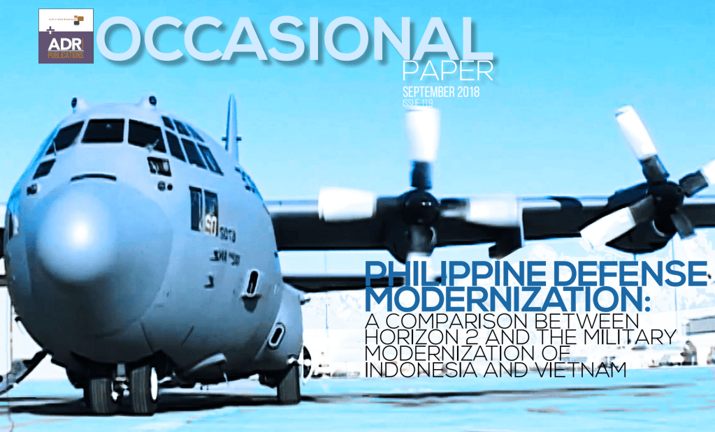 ADRi Occasional Paper: “Philippine Defense Modernization: A comparison ...