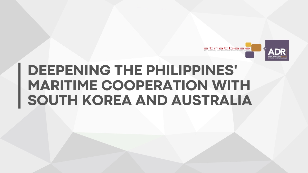 ADRi Event: “Deepening the Philippines’ Maritime Cooperation with South ...