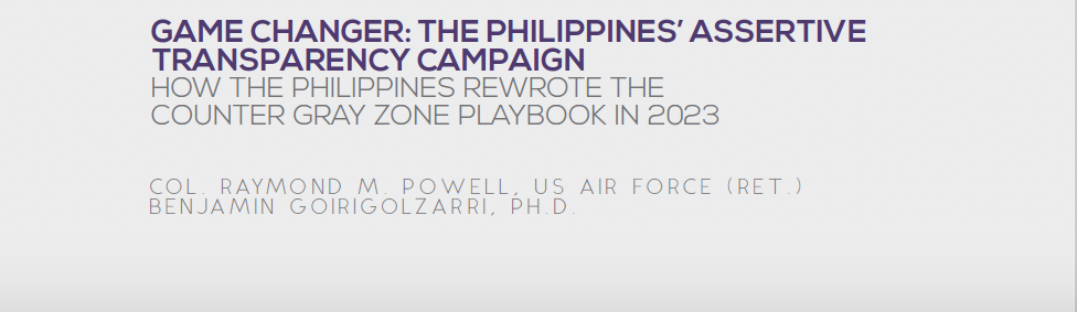 ADRi Special Study: “Game Changer: The Philippines’ Assertive ...